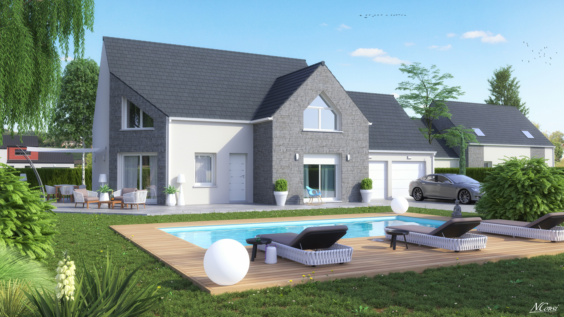 Projets de construction, maison en Ile de France | Le Pavillon Français